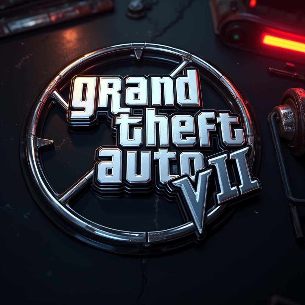 logo Grand Theft Auto VII - Grand Theft Auto VII Logo in Fu...