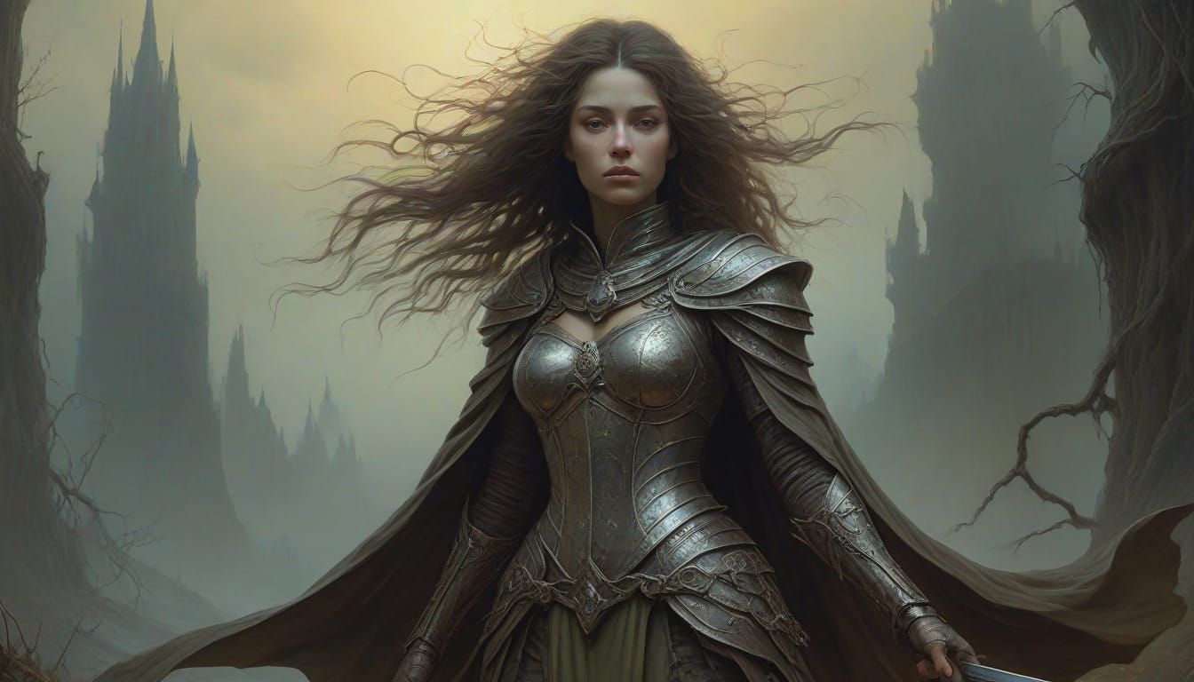 wta 5 lshu> NPC> FEMALE - Heroic Fantasy Maiden in Elegant A...