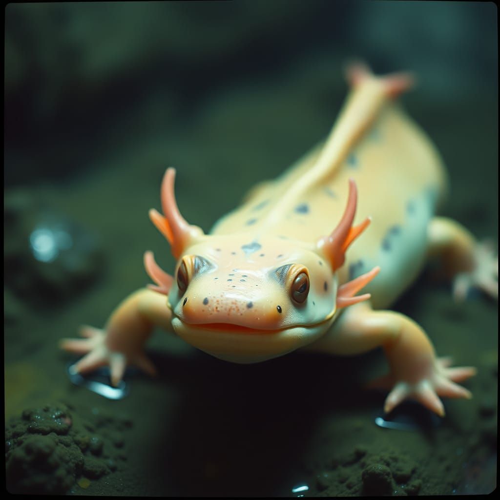 Axolotl - Axolotl in Cinematic 35mm Film Style