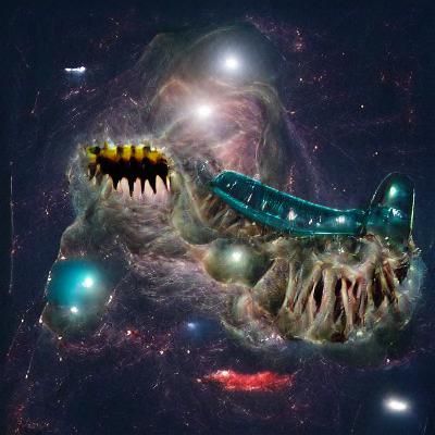 Leviathan Monstrosity in Outer Space - AI Generated Artwork - NightCafe ...