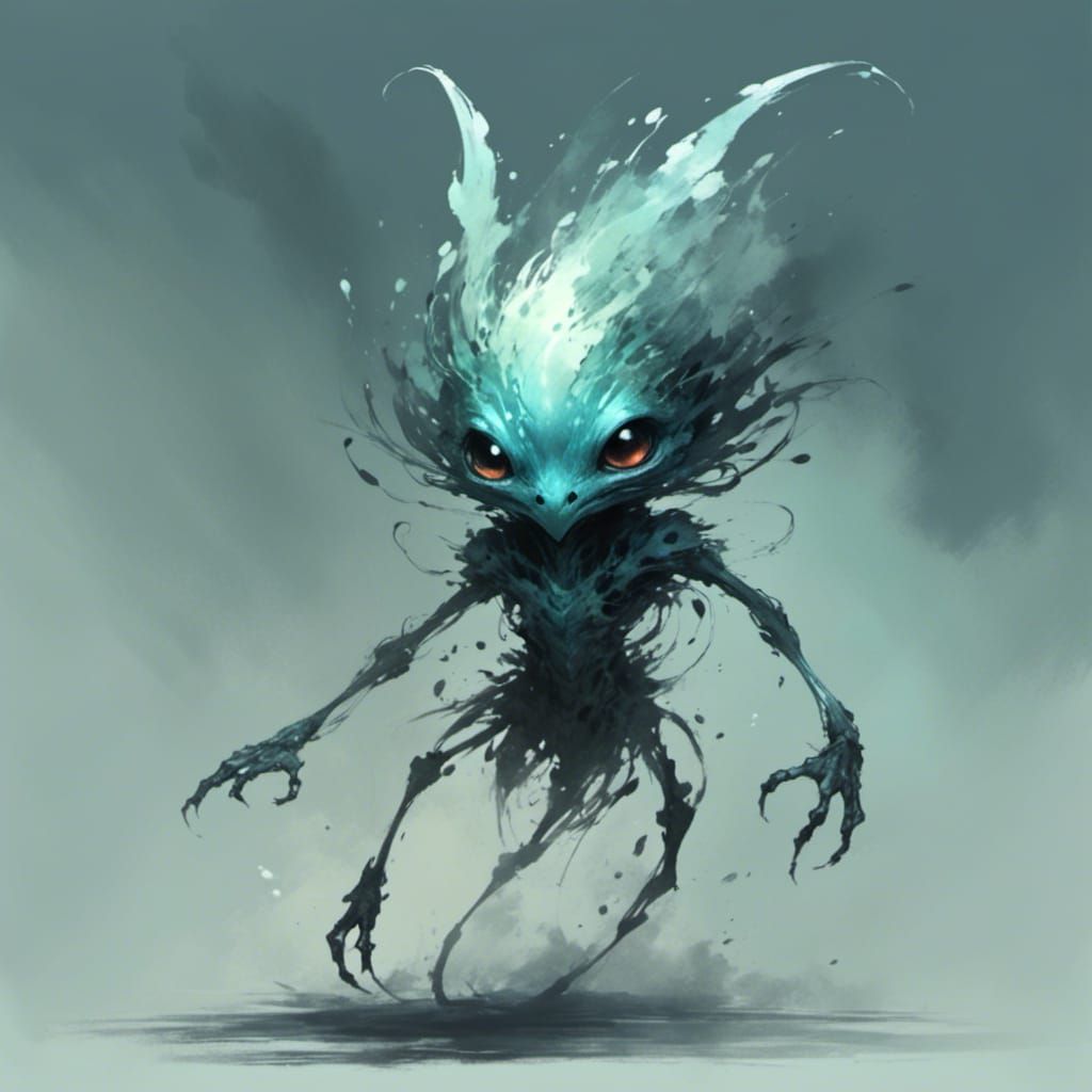 Wisp creature - AI Generated Artwork - NightCafe Creator