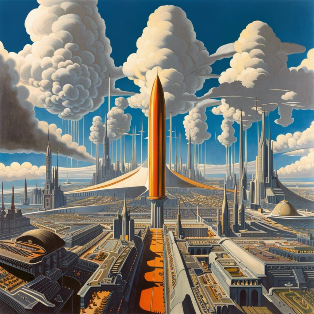 Welcome to Compensation City - AI Generated Artwork - NightCafe Creator