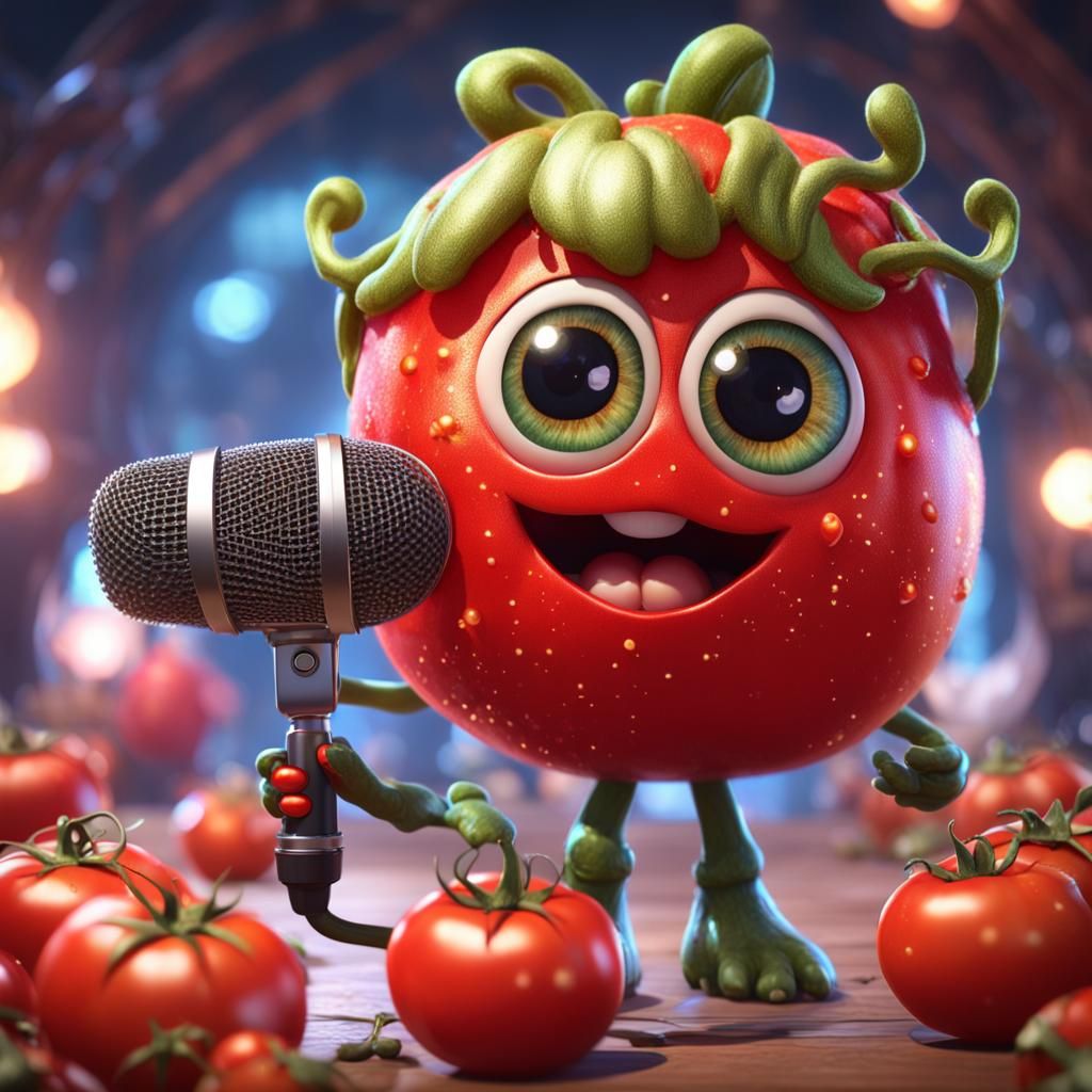 Chibi tomato - AI Generated Artwork - NightCafe Creator