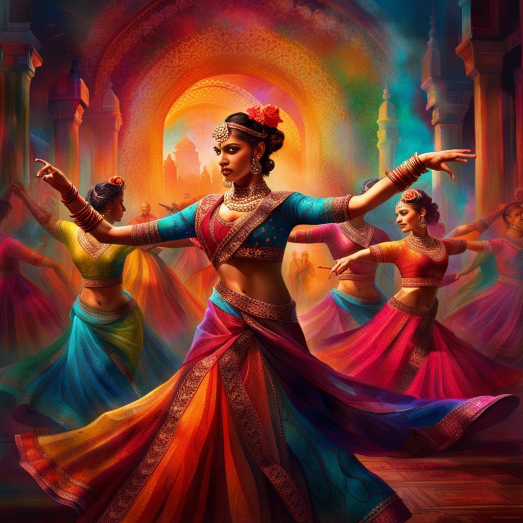 Colorful Dances - AI Generated Artwork - NightCafe Creator