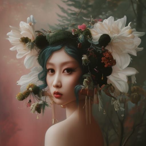 Floral - AI Generated Artwork - NightCafe Creator