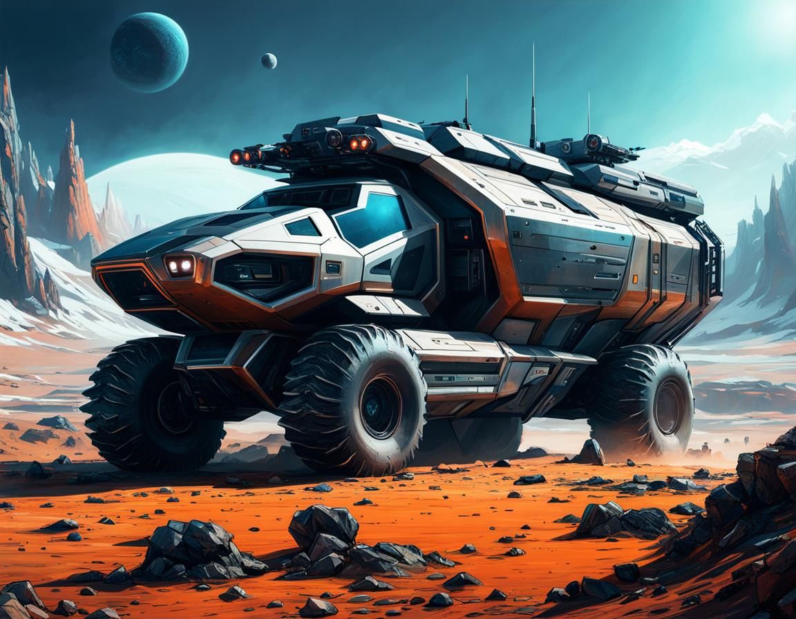 Space-Truck - AI Generated Artwork - NightCafe Creator
