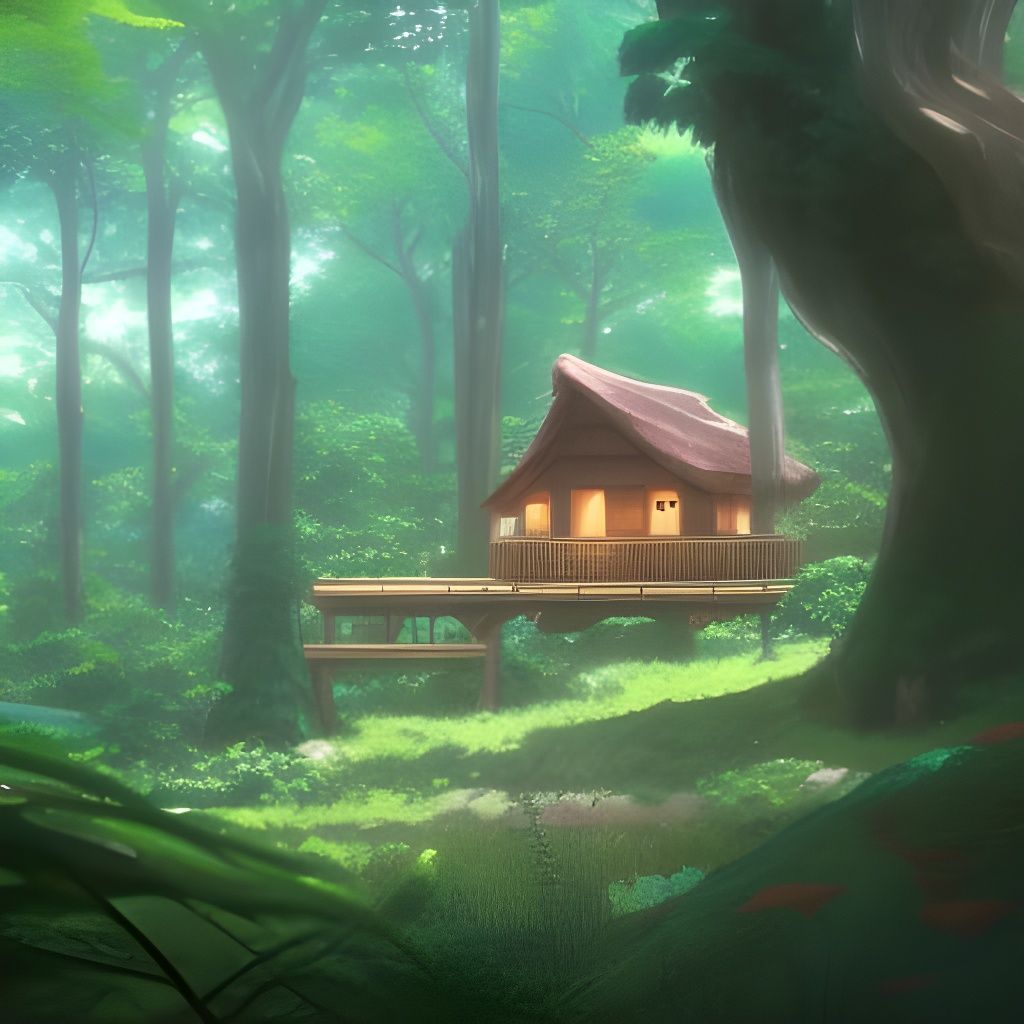 Forest Seclusion - AI Generated Artwork - NightCafe Creator