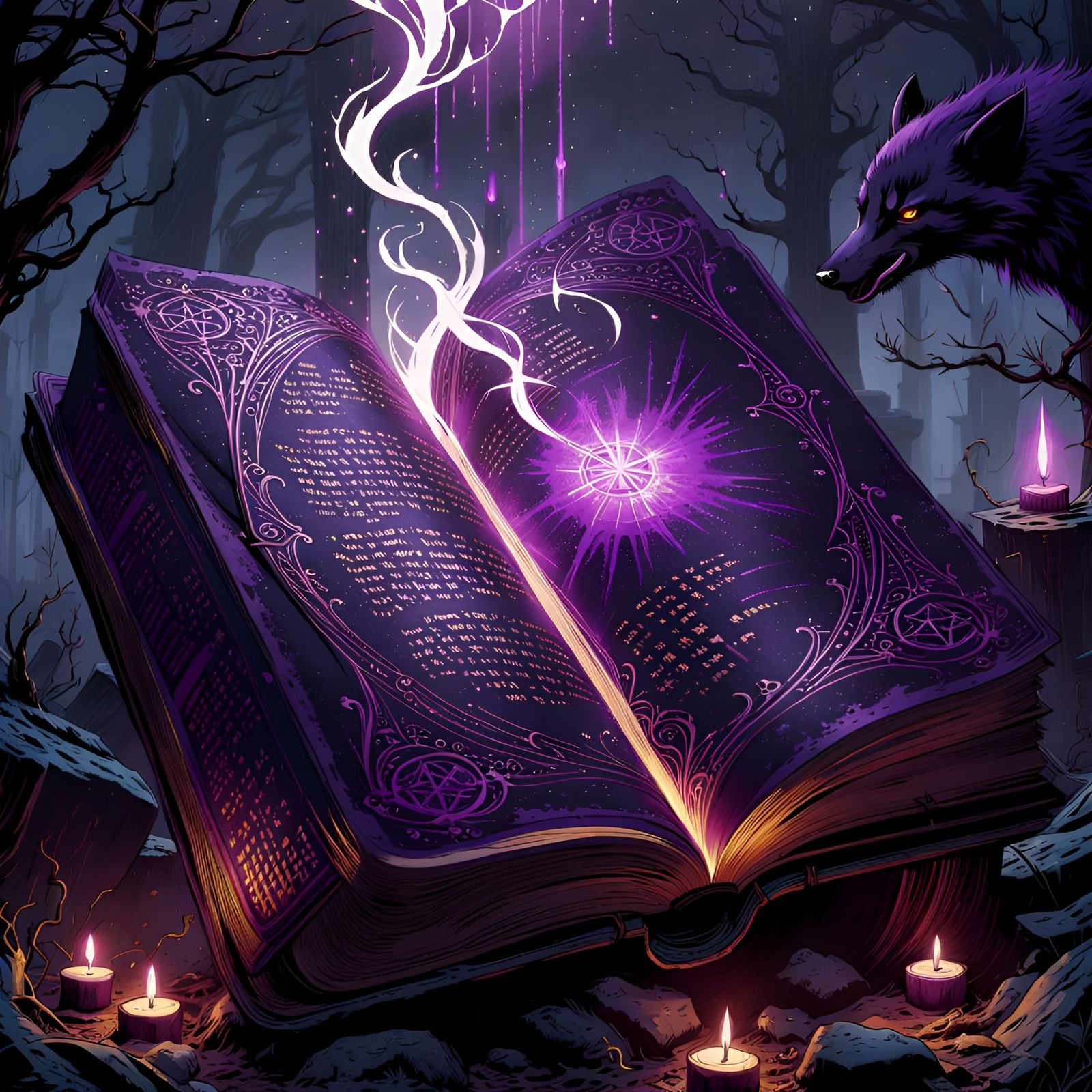 Book of the Summoner - AI Generated Artwork - NightCafe Creator