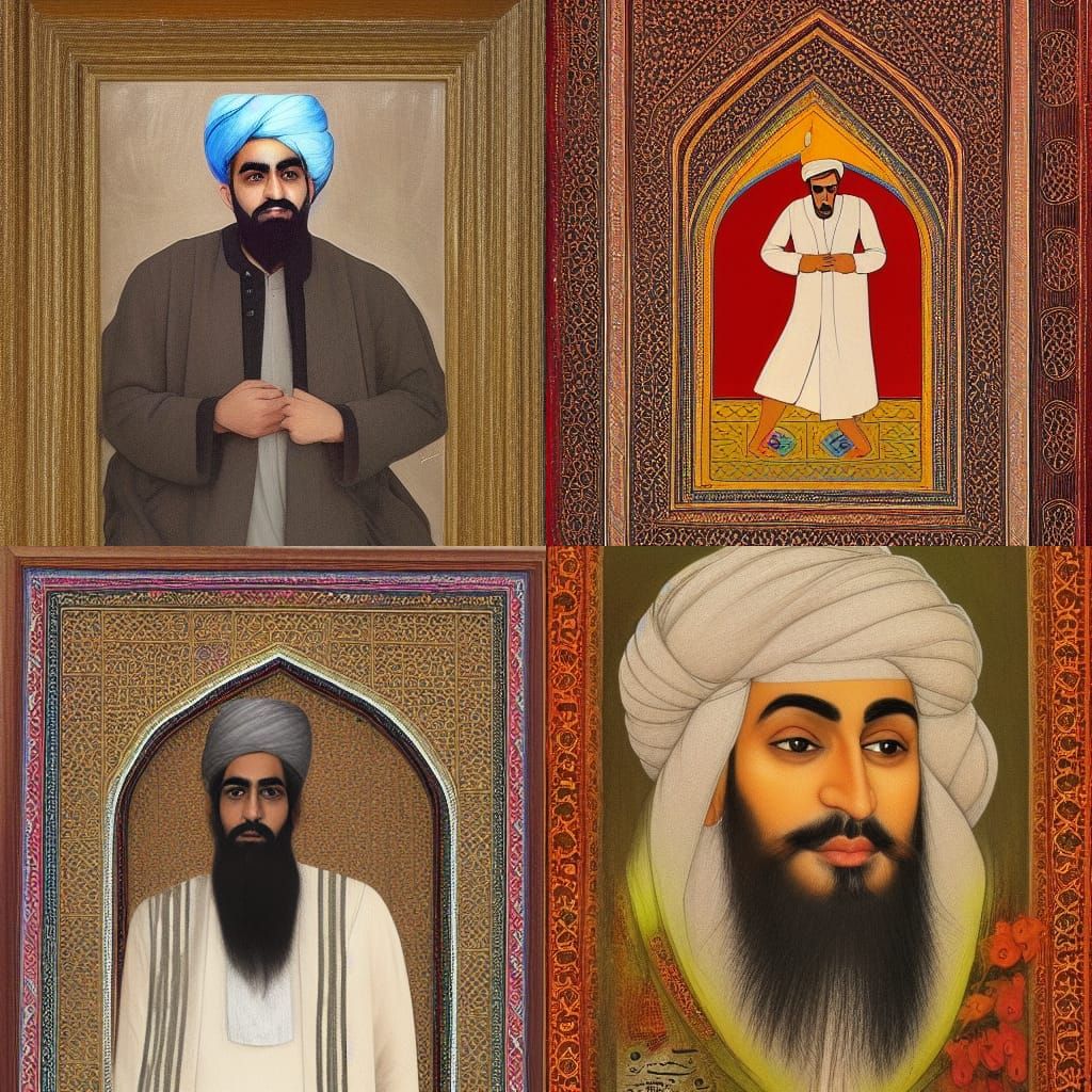 by Kamal ud-Din Behzad - AI Generated Artwork - NightCafe Creator