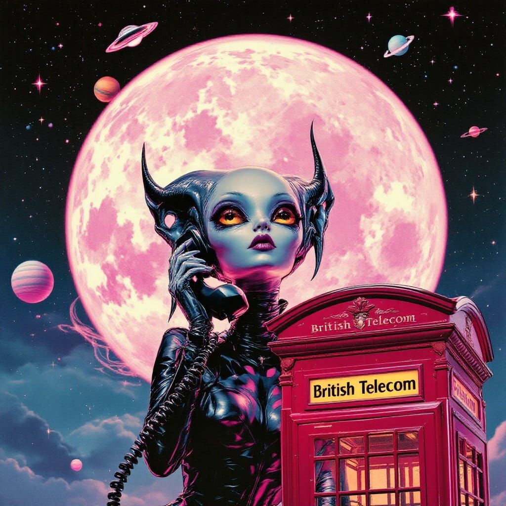 Hyper-realistic very detailed very beautiful alien queen with doe eyed ...