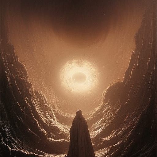 When the Abyss Stares Back - AI Generated Artwork - NightCafe Creator