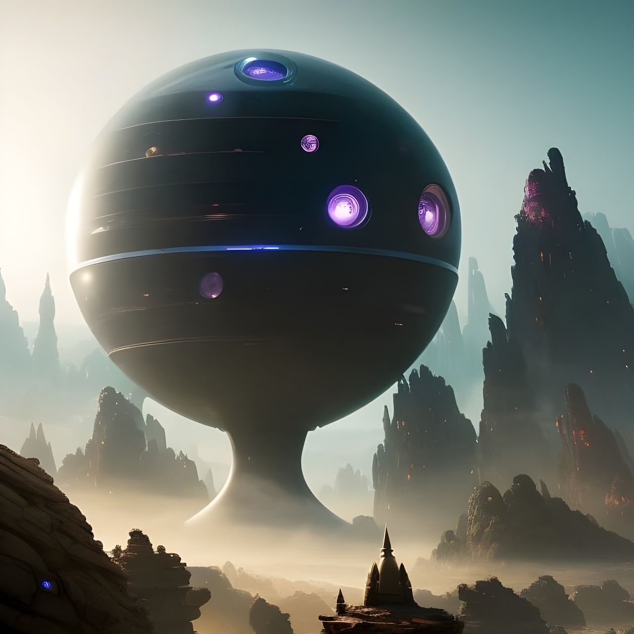 Home to artificial life forms - AI Generated Artwork - NightCafe Creator