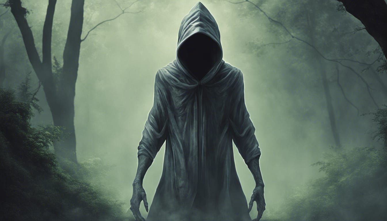 Hooded alien creature - AI Generated Artwork - NightCafe Creator
