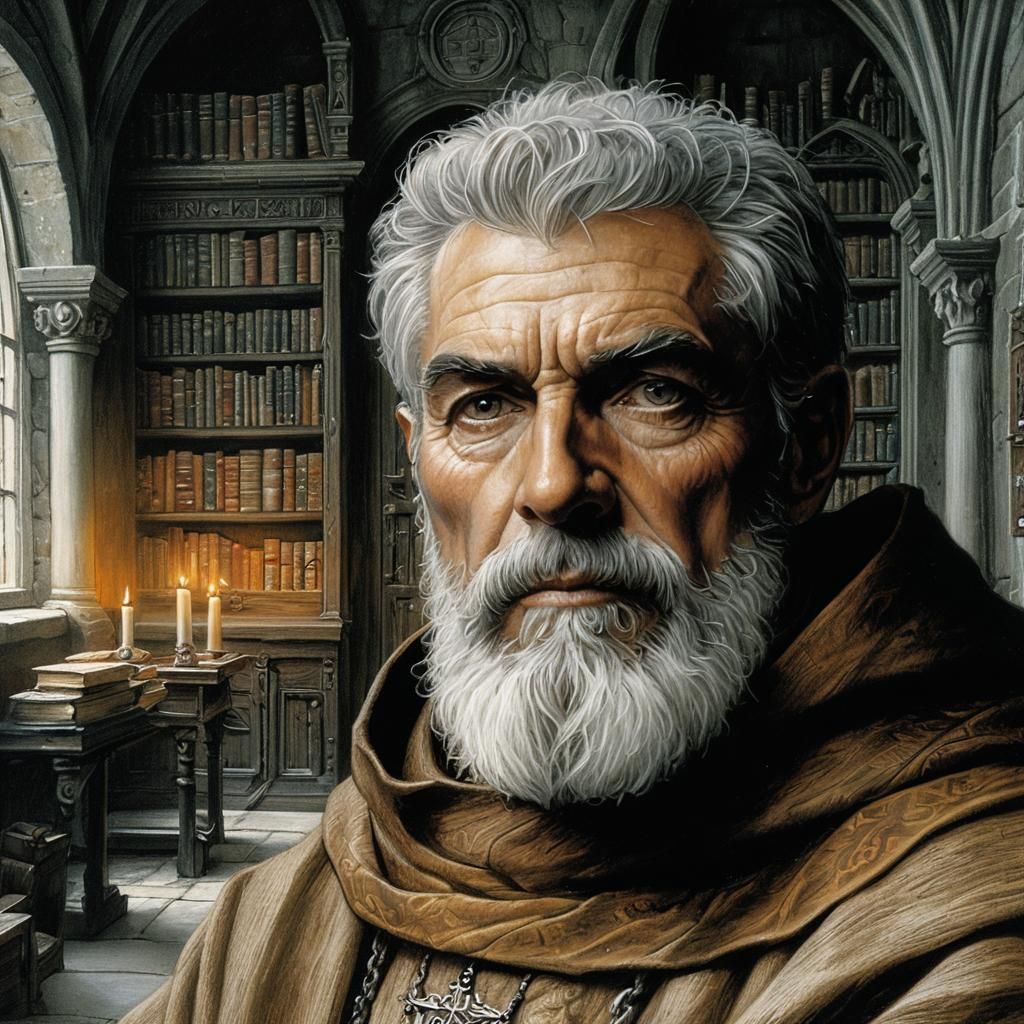 William of Baskerville - AI Generated Artwork - NightCafe Creator