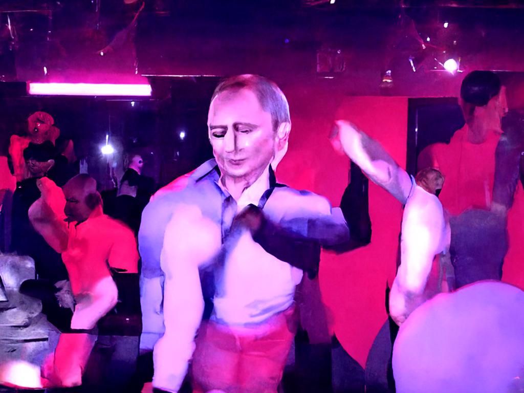 gay vladimir putin dancing in the club : r/nightcafe