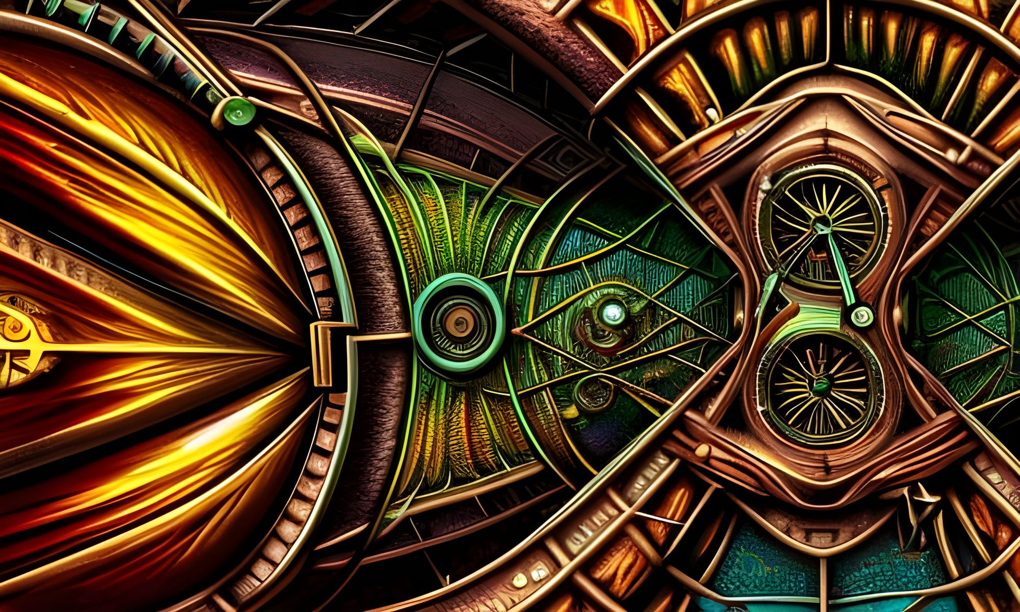 "INSANE"...Psychedelic SteamPunk Fractal (A-3) : r/nightcafe