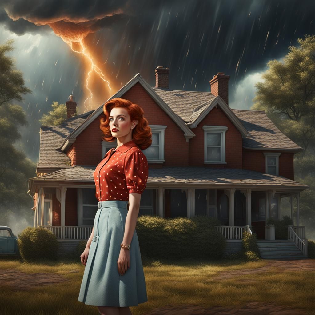 Ethel - May 1957 - AI Generated Artwork - NightCafe Creator