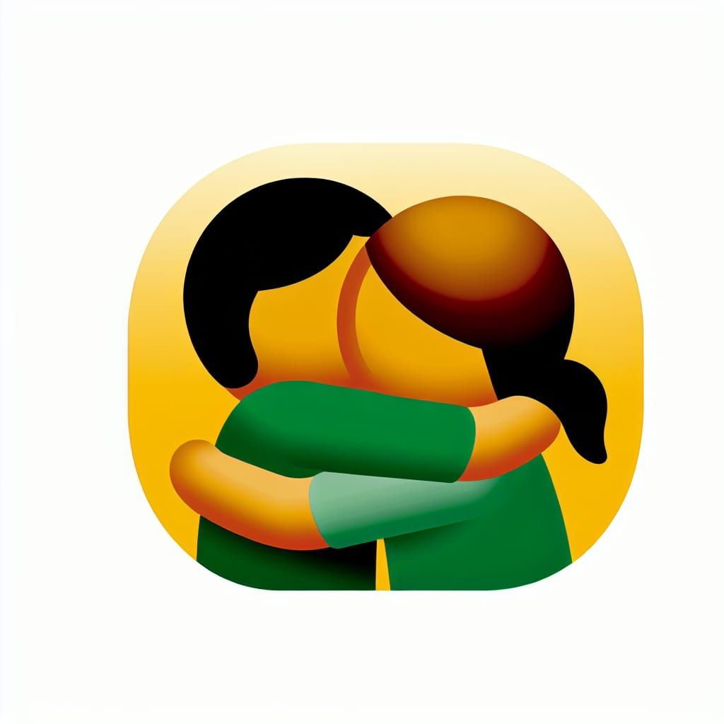 New Hugging Emoji - AI Generated Artwork - NightCafe Creator