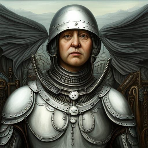 Medieval cyborg - AI Generated Artwork - NightCafe Creator