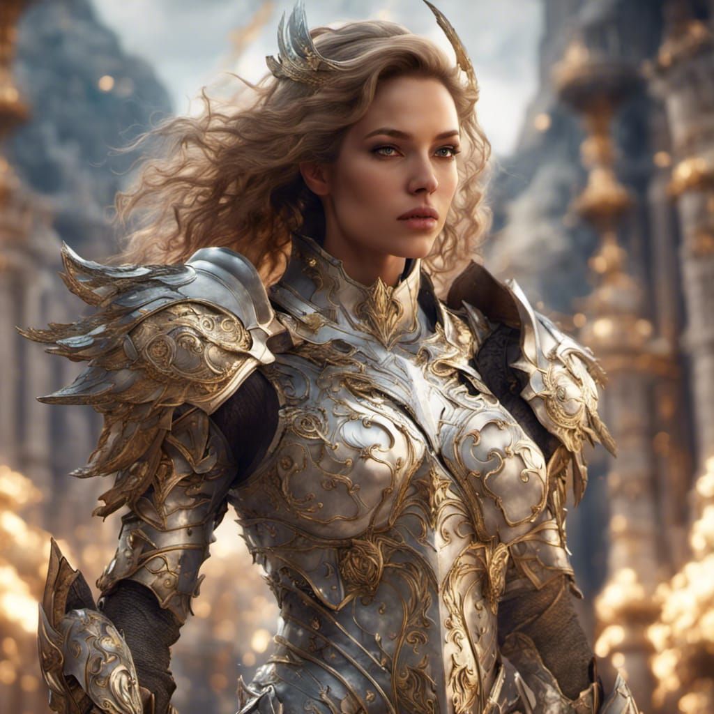 Beautiful Female Knight