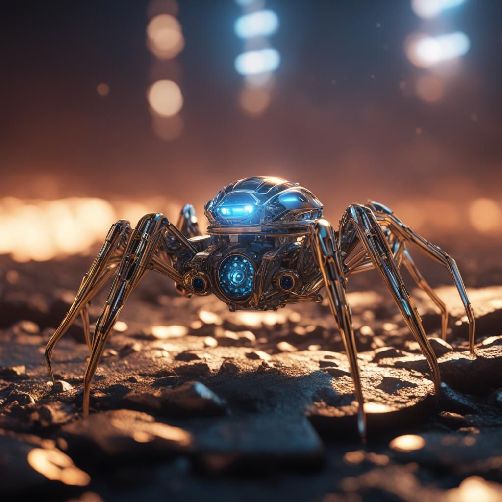 Spider Spy - AI Generated Artwork - NightCafe Creator