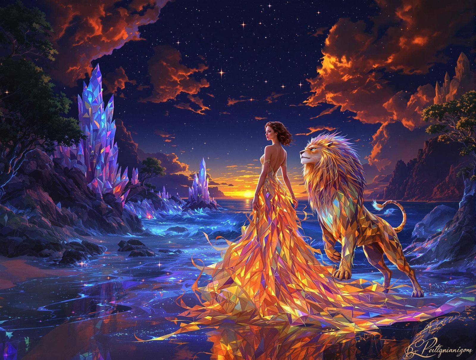 Fantasy world princess and pet - Fantasy world princess and ...