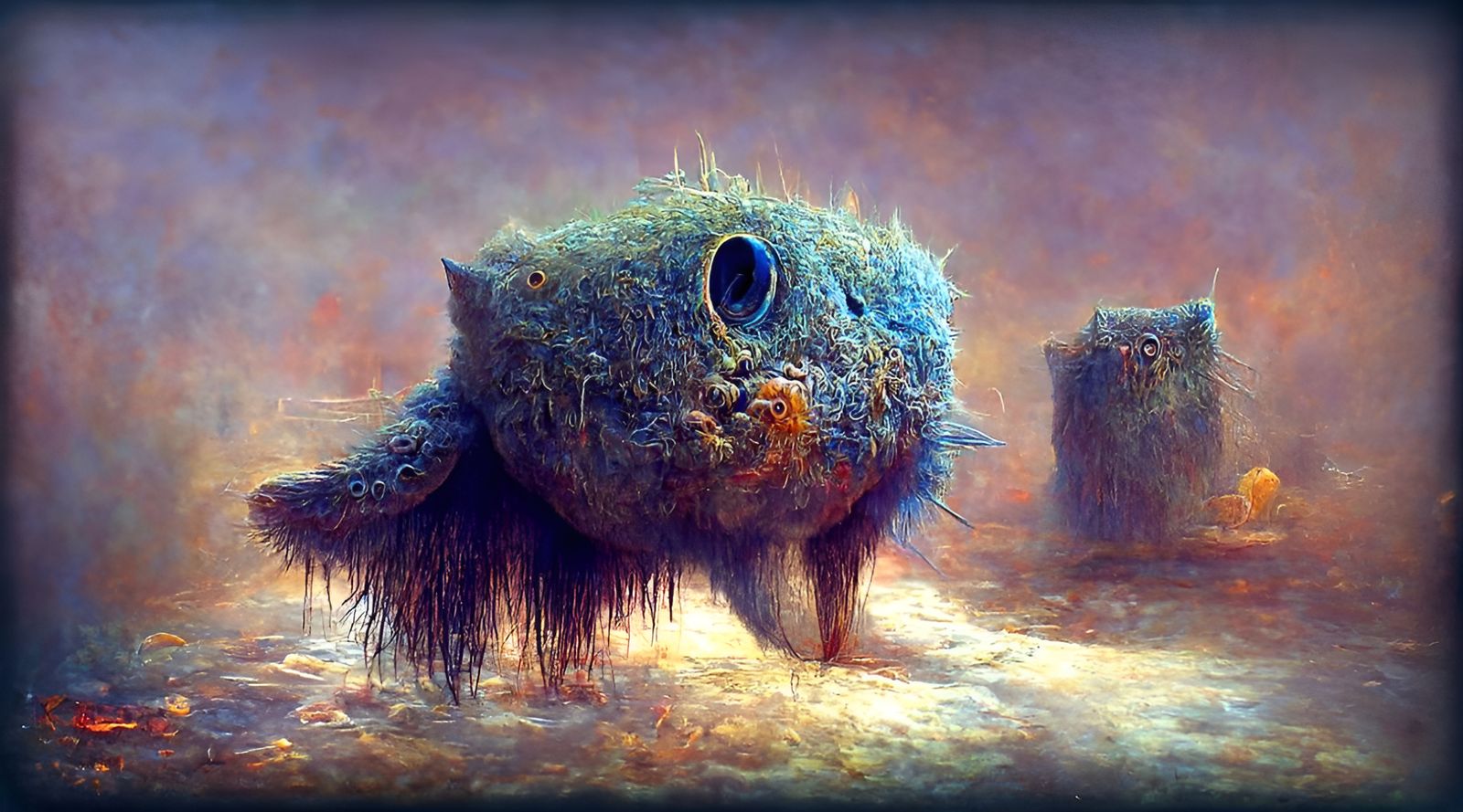 Fuzzy Fish - AI Generated Artwork - NightCafe Creator