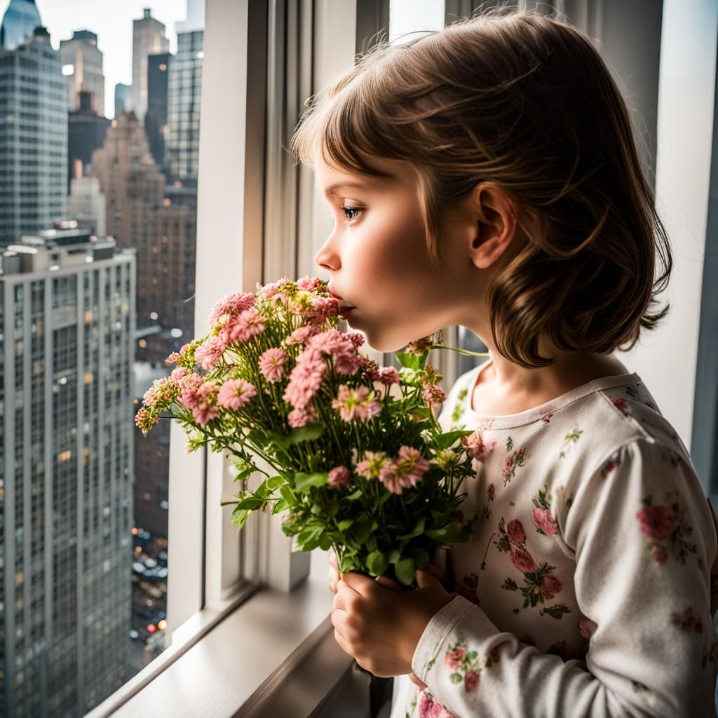 Smell the Flowers - AI Generated Artwork - NightCafe Creator