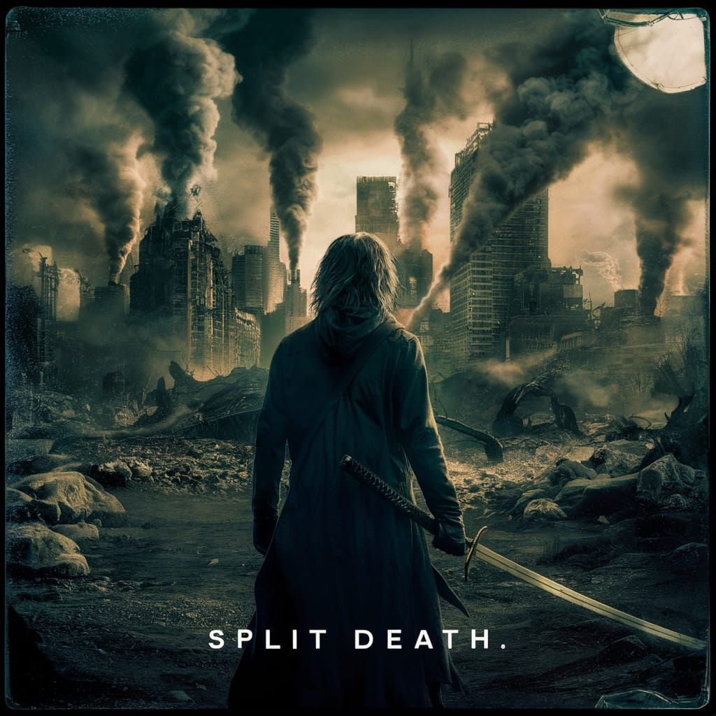 Epic Emo Hero Stares Down Apocalypse in Cinematic ... - AI Art