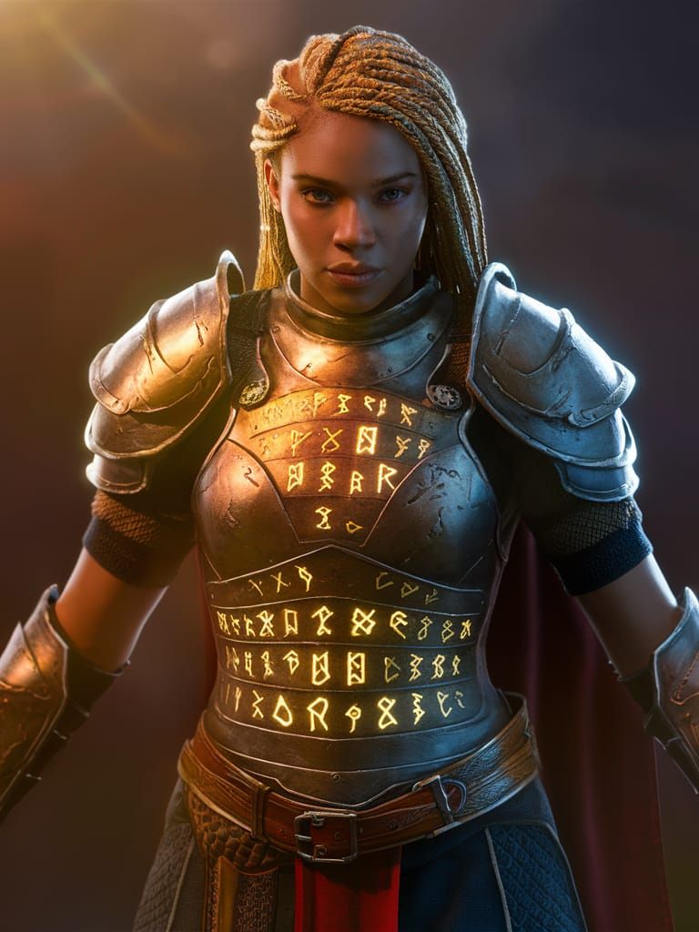 Runic knight - AI Generated Artwork - NightCafe Creator