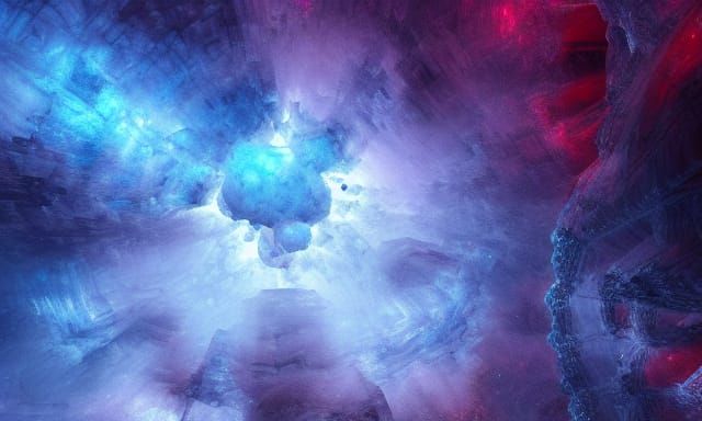 The Frozen "Explosion" - AI Generated Artwork - NightCafe Creator