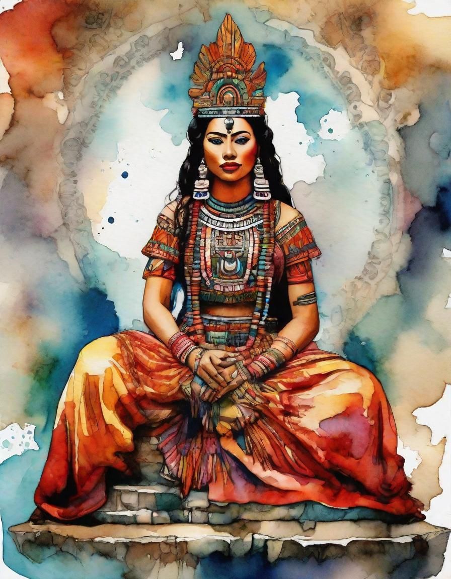 Mayan Princess #98 - AI Generated Artwork - NightCafe Creator
