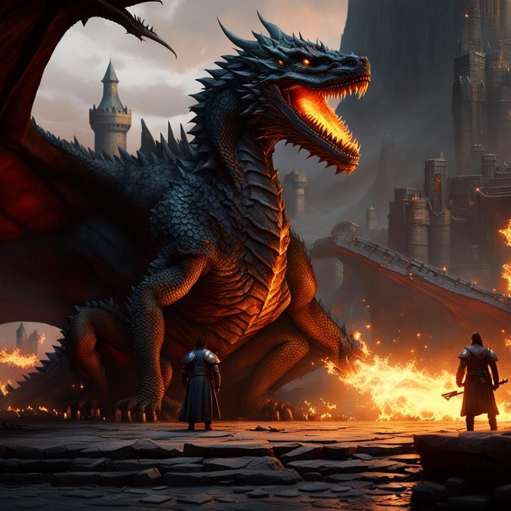 balerion the black dread - AI Generated Artwork - NightCafe Creator