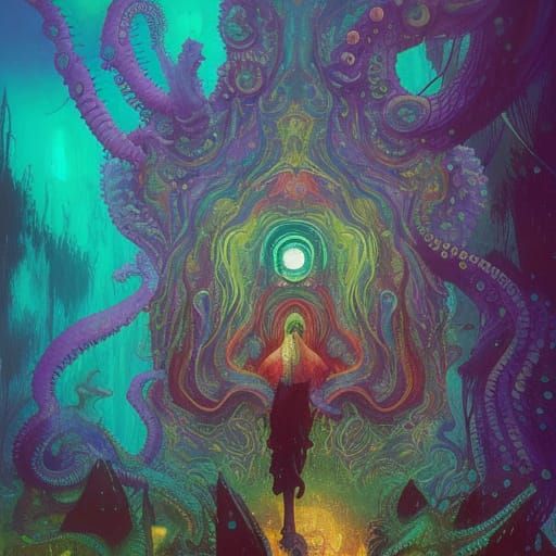 a plethora of ineffable horrors Lovecraftian Lisa Frank ; fantastical ...