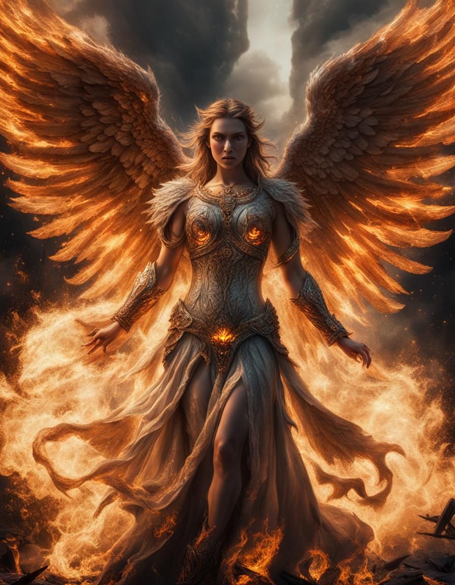 Fireangel - AI Generated Artwork - NightCafe Creator