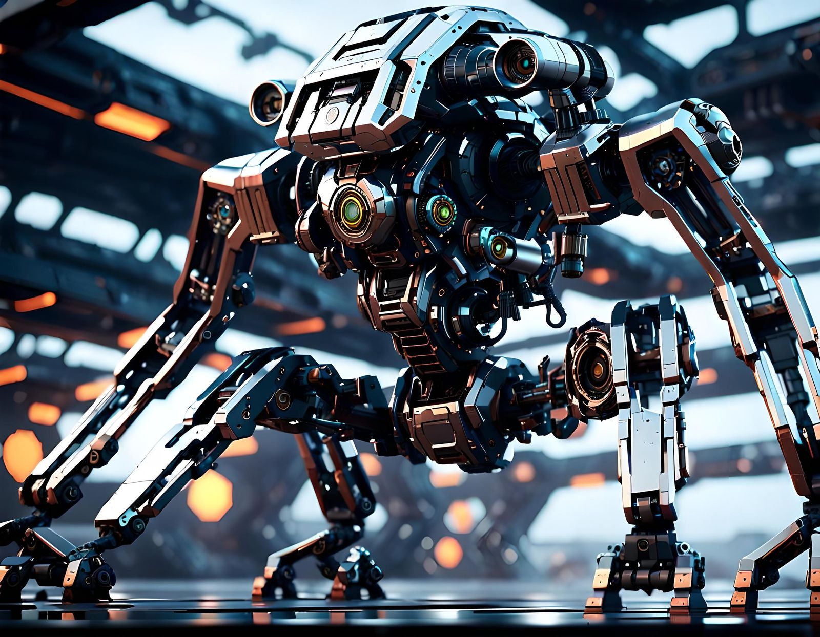 Mech - AI Generated Artwork - NightCafe Creator