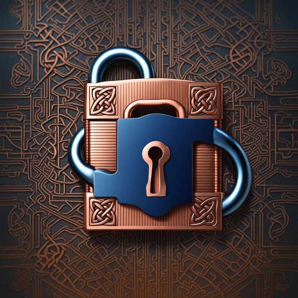 Steam Punk Celtic lock - AI Generated Artwork - NightCafe Creator