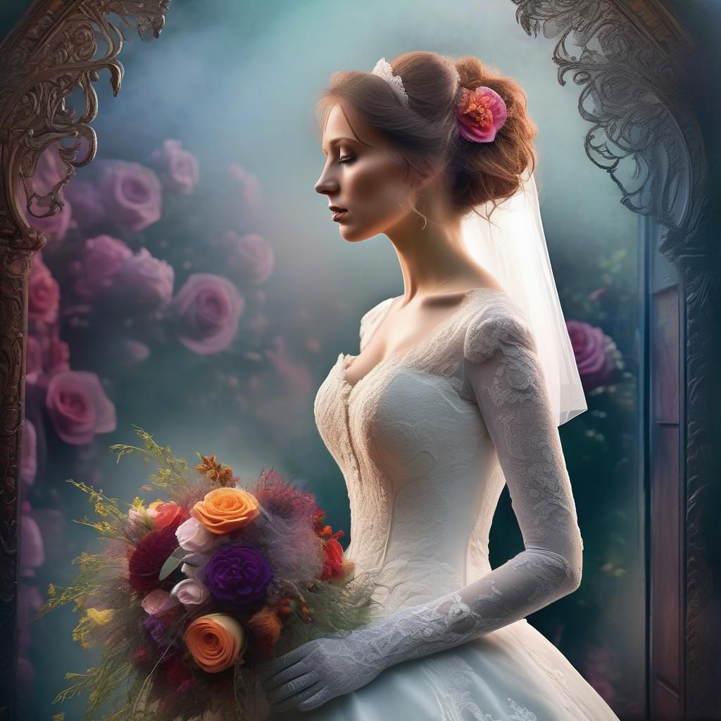 A Lovely Bride - AI Generated Artwork - NightCafe Creator