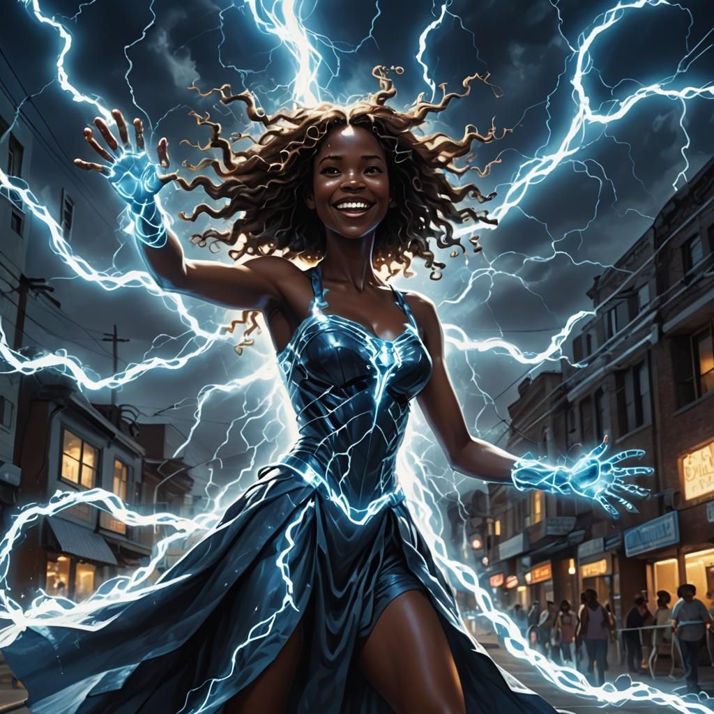 light beam was about ten times, a stick figure zigzagging like a wavy ...