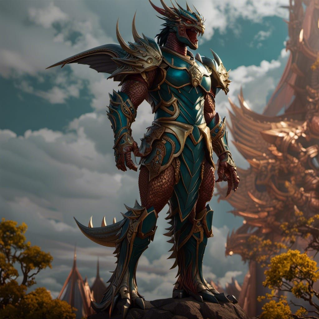 dragon man - AI Generated Artwork - NightCafe Creator