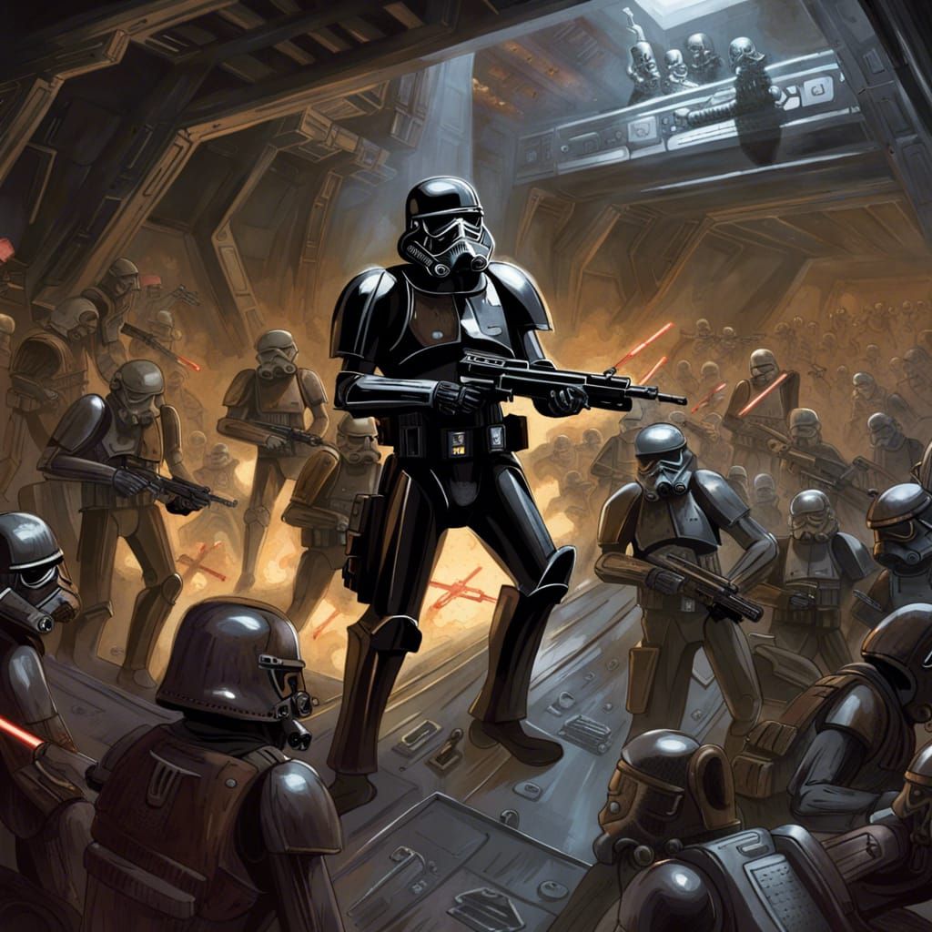 a storm troopers - AI Generated Artwork - NightCafe Creator