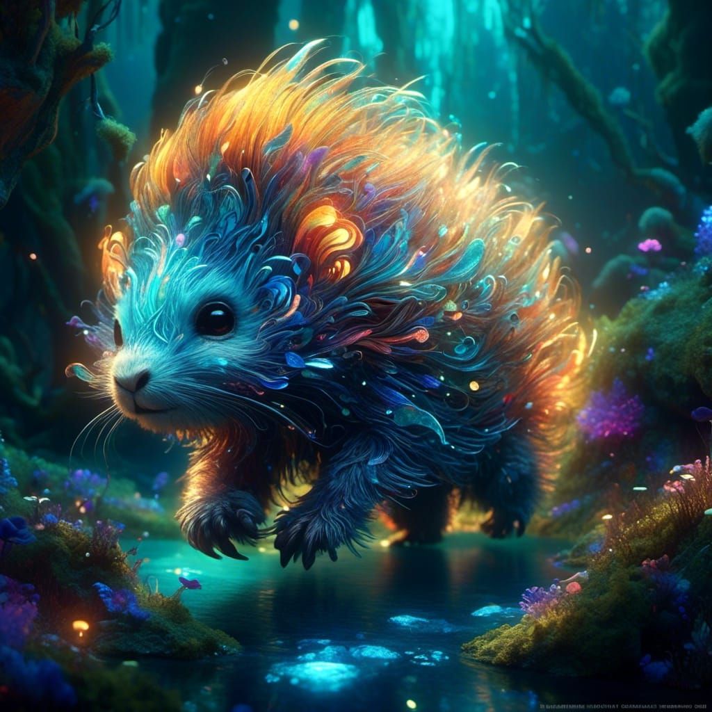 Furry Fae Friend - AI Generated Artwork - NightCafe Creator