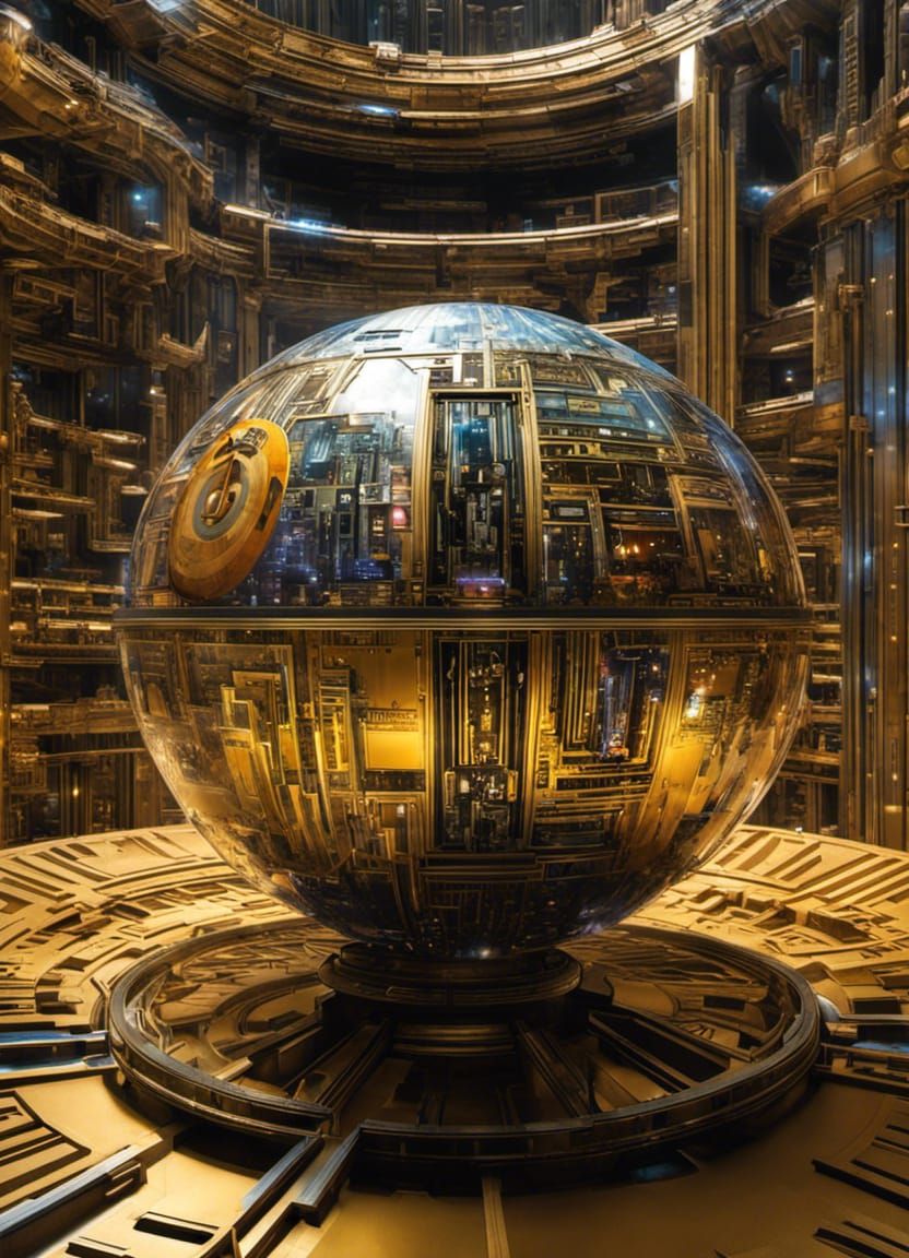 Inside R2-D2: A Maze metropolis 3D diode city, little multi-colored ...