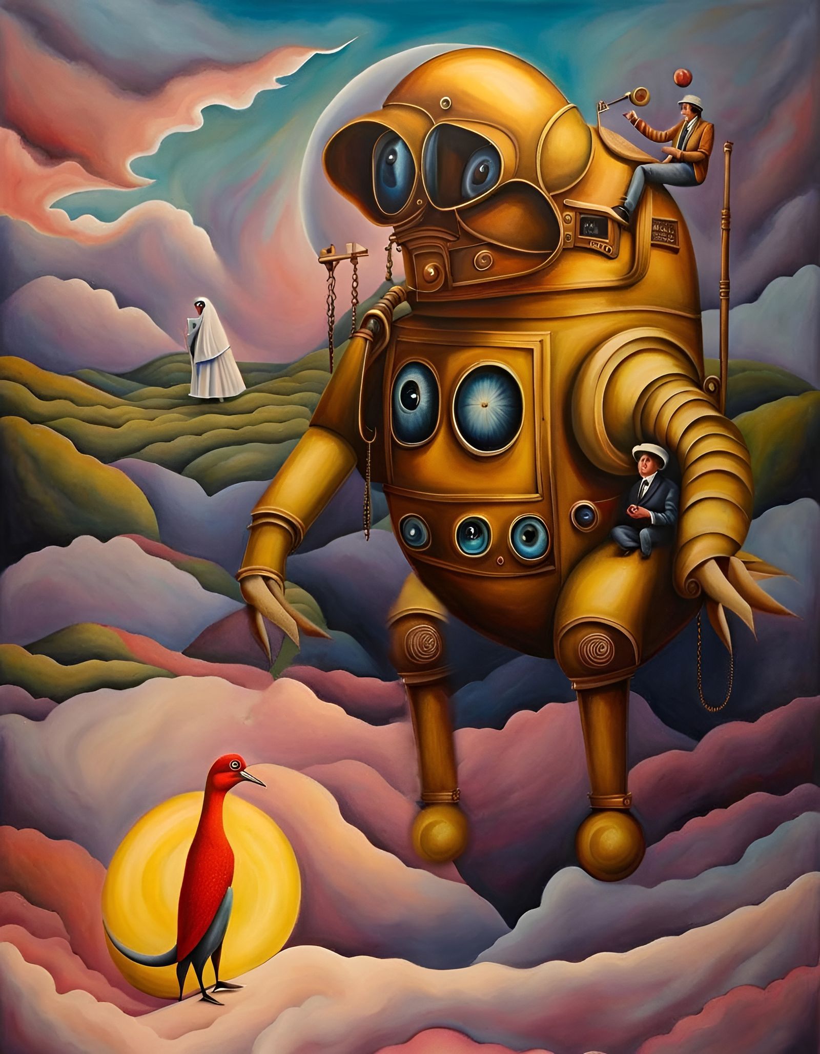 Gold Space Suit - AI Generated Artwork - NightCafe Creator