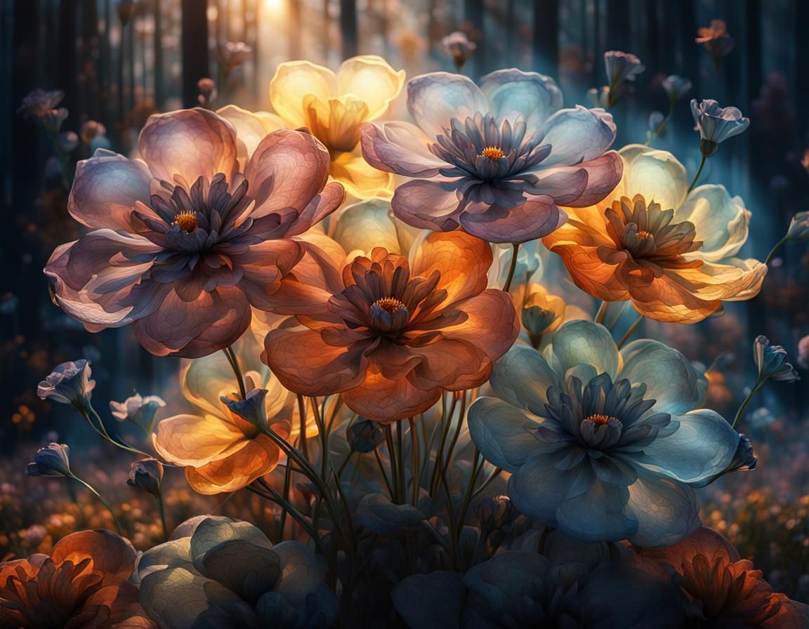 flowers - AI Generated Artwork - NightCafe Creator