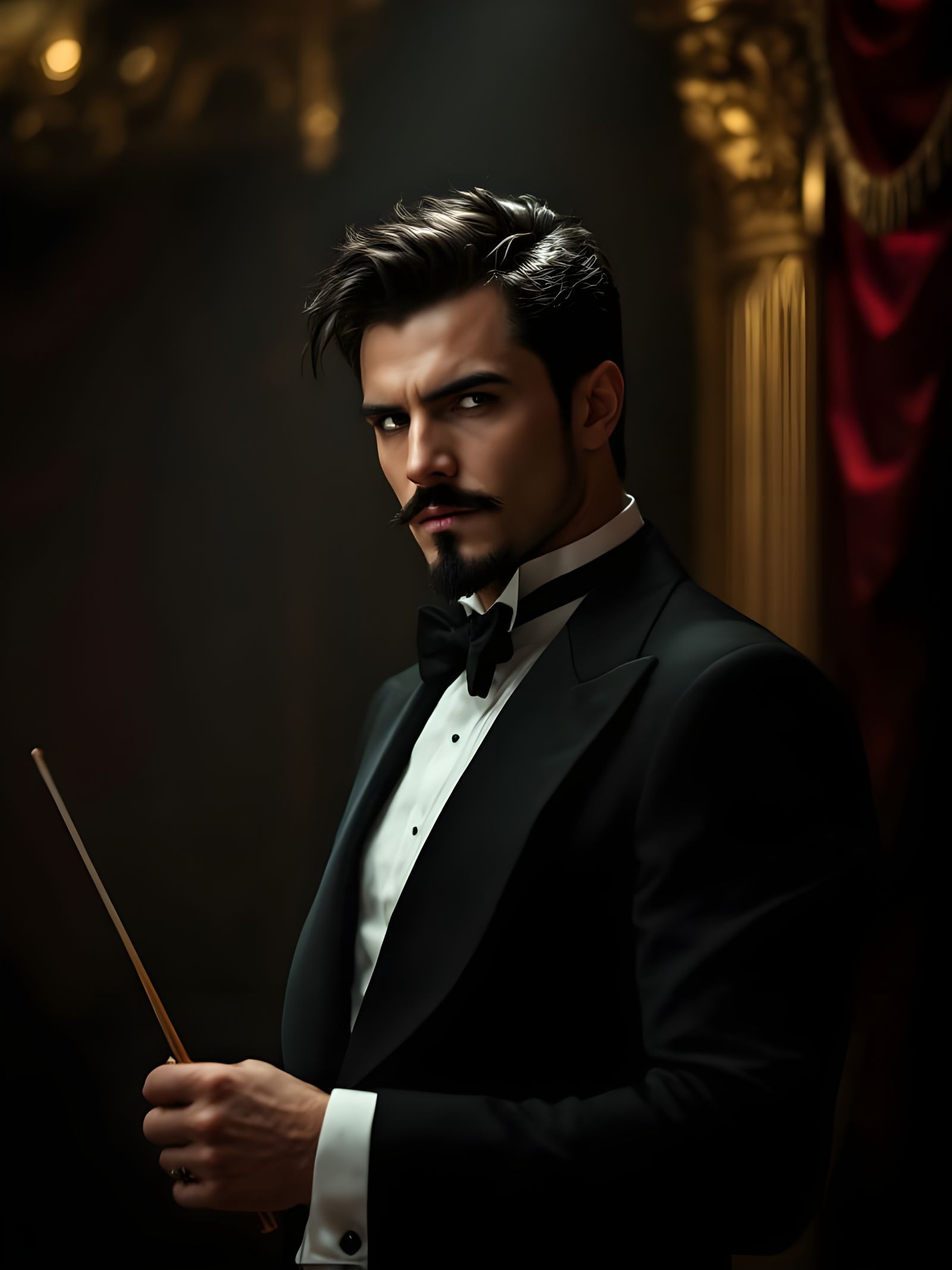 The conductor - Steampunk Conductor in Vintage Opulence