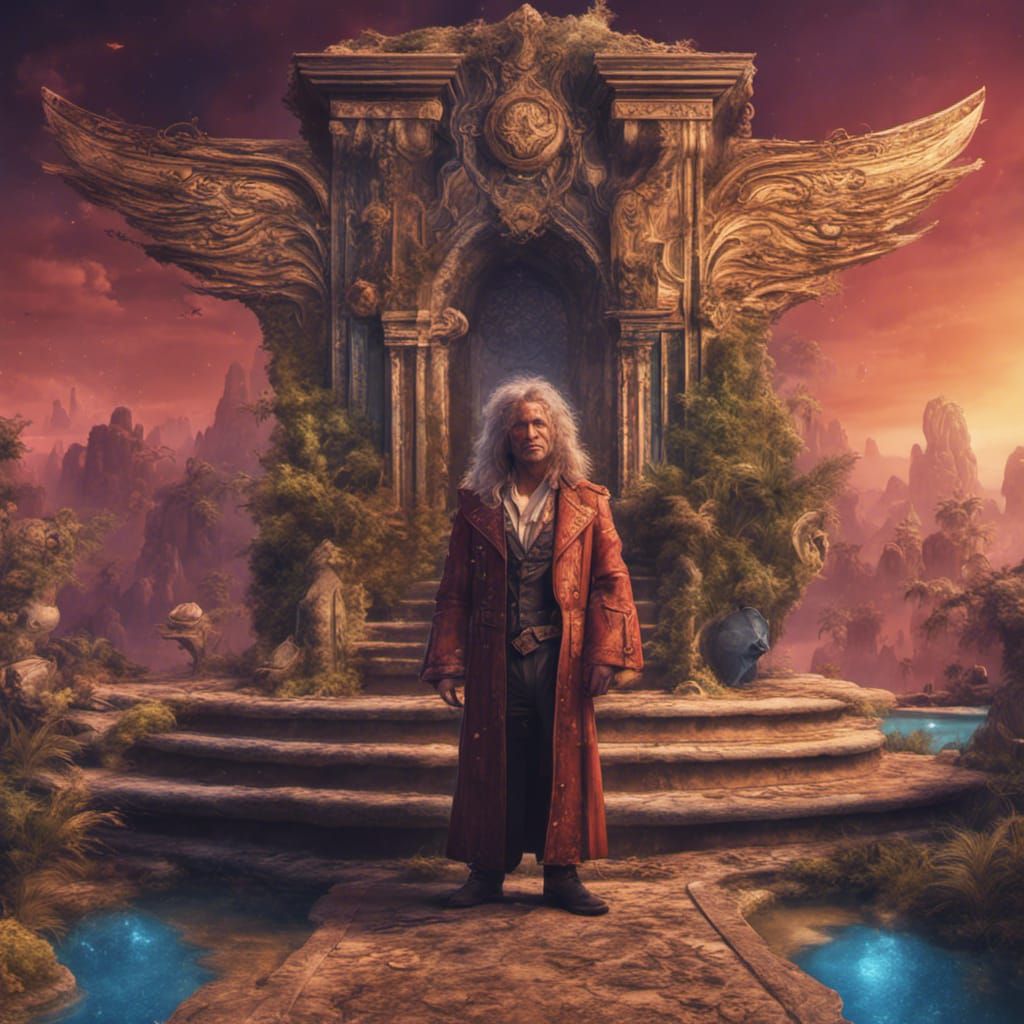 zaphod beeblebrox, Hitchhikers Guide to the Galaxy - AI Generated ...