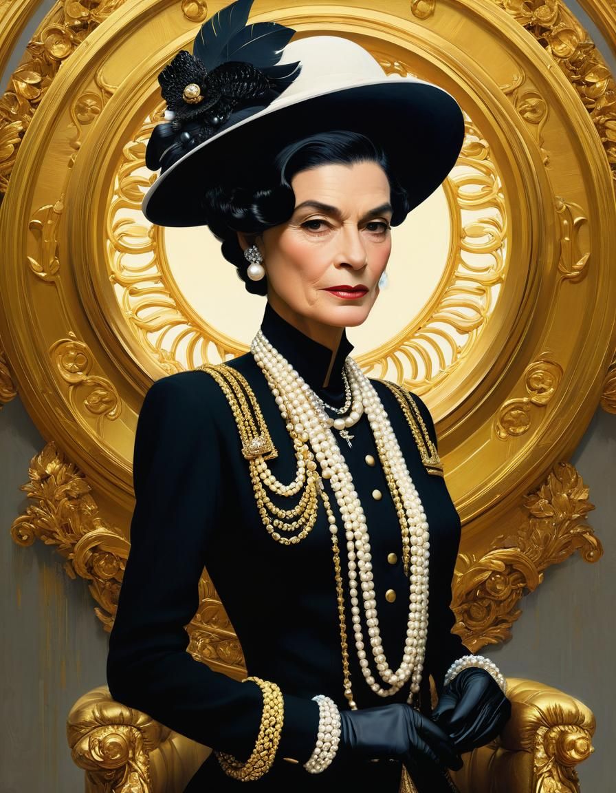 Coco Chanel - AI Generated Artwork - NightCafe Creator
