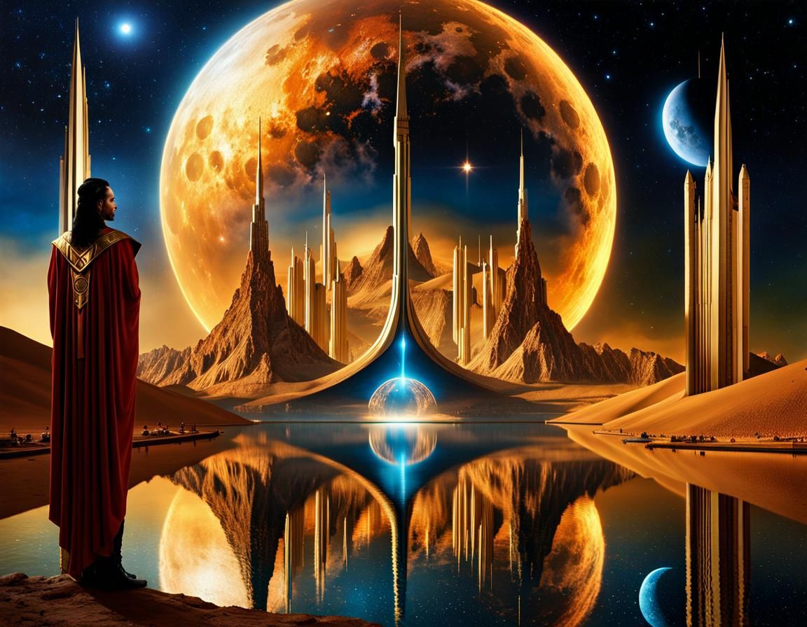 Alien Worlds #46 - AI Generated Artwork - NightCafe Creator