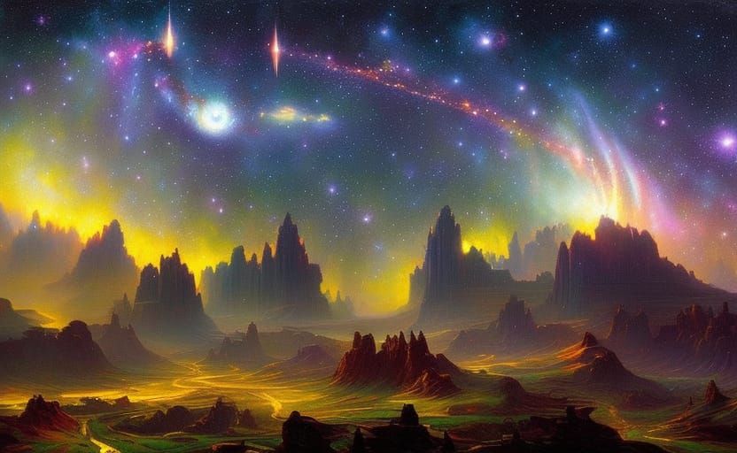 The Universe Awaits - AI Generated Artwork - NightCafe Creator